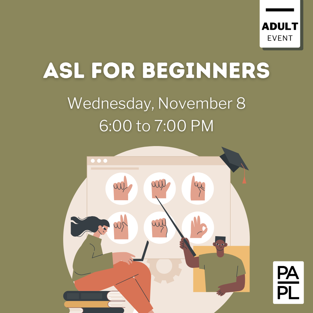 ASL for Beginners | Plainfield Area Public Library